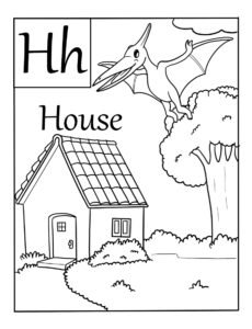 Coloring Pages With Letters – T-Shirts with Dinosaurs