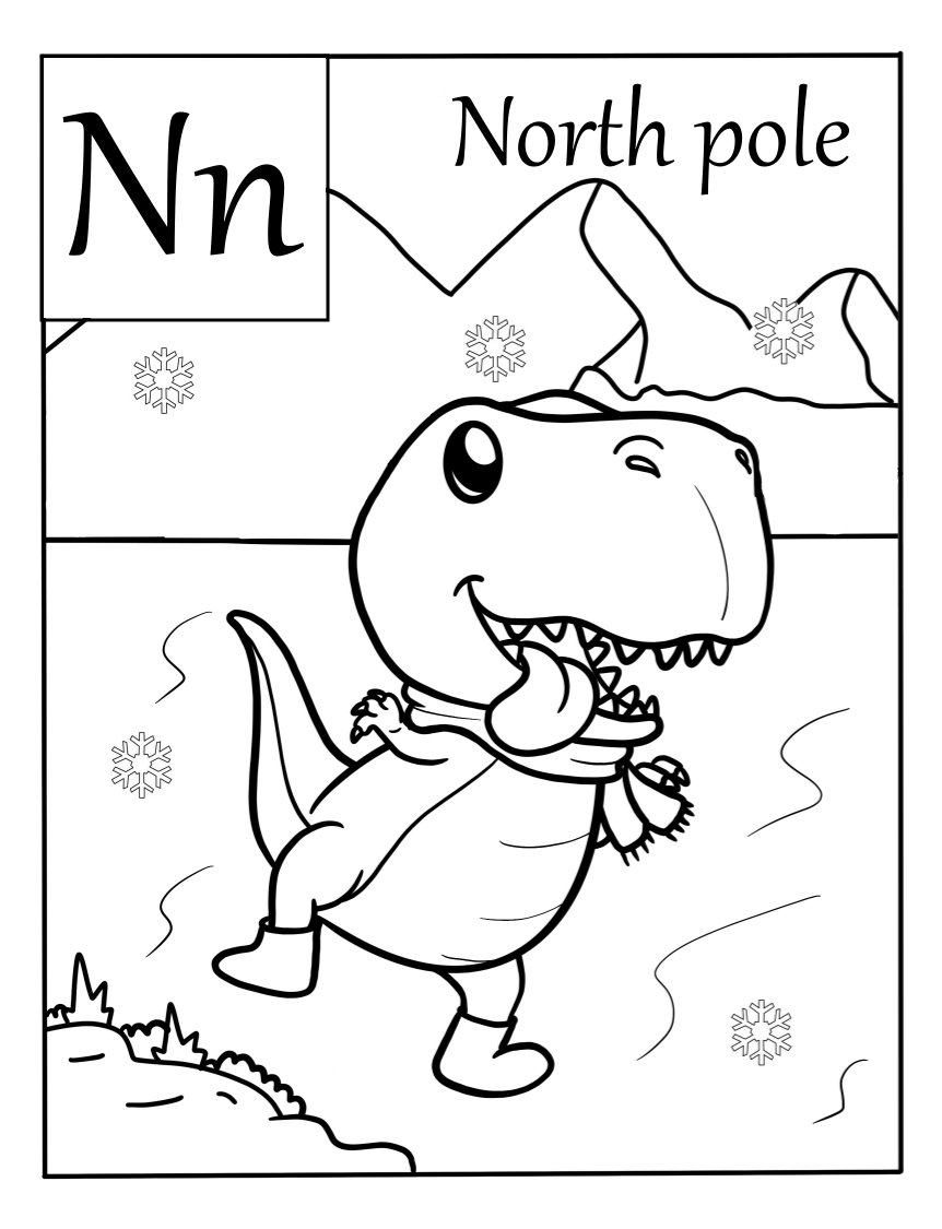 Download our printable coloring pages with letters. For free!