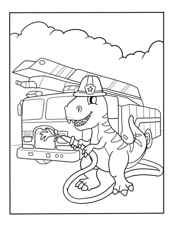 Get dozens of our printable cute dinosaur coloring pages for free