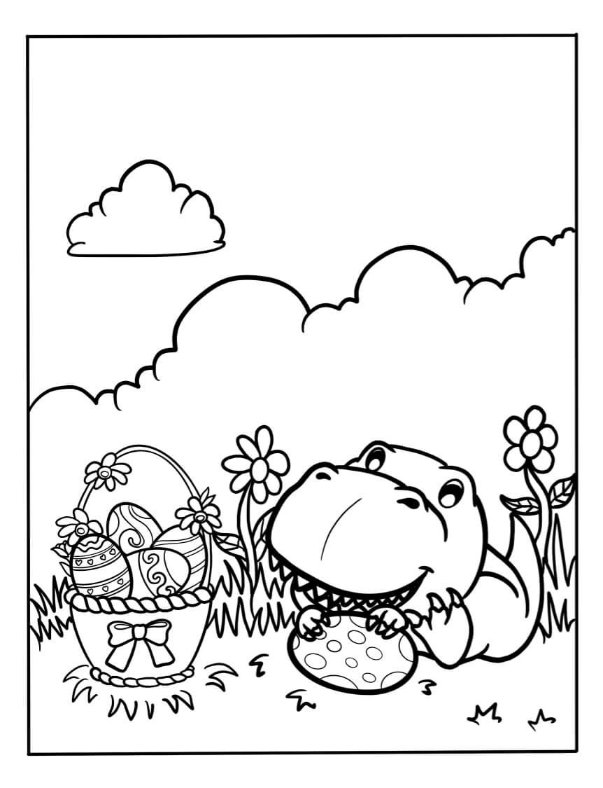 Spring Coloring Page Printable Free